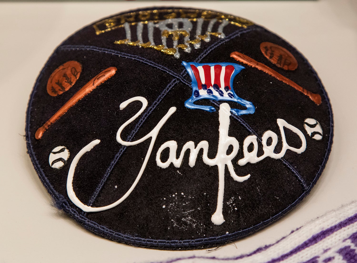 Yankees Yarmulke | Baseball Hall of Fame