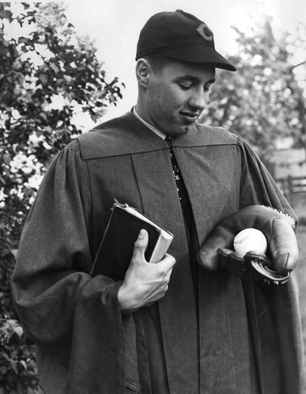 17-year-old Bob Feller makes his first major league start | Baseball ...