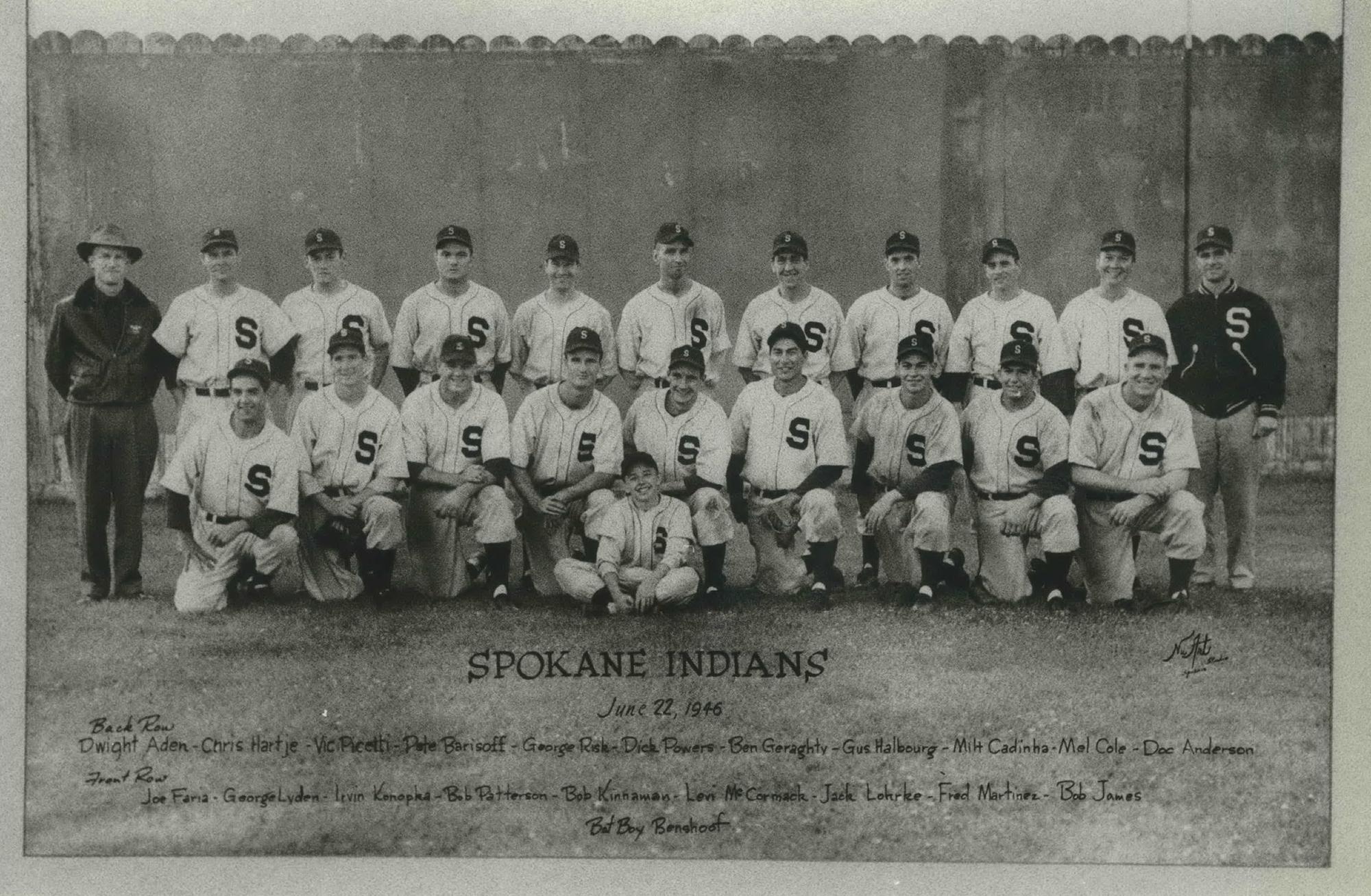 In 1946, unfathomable tragedy struck the Spokane Indians | Baseball ...