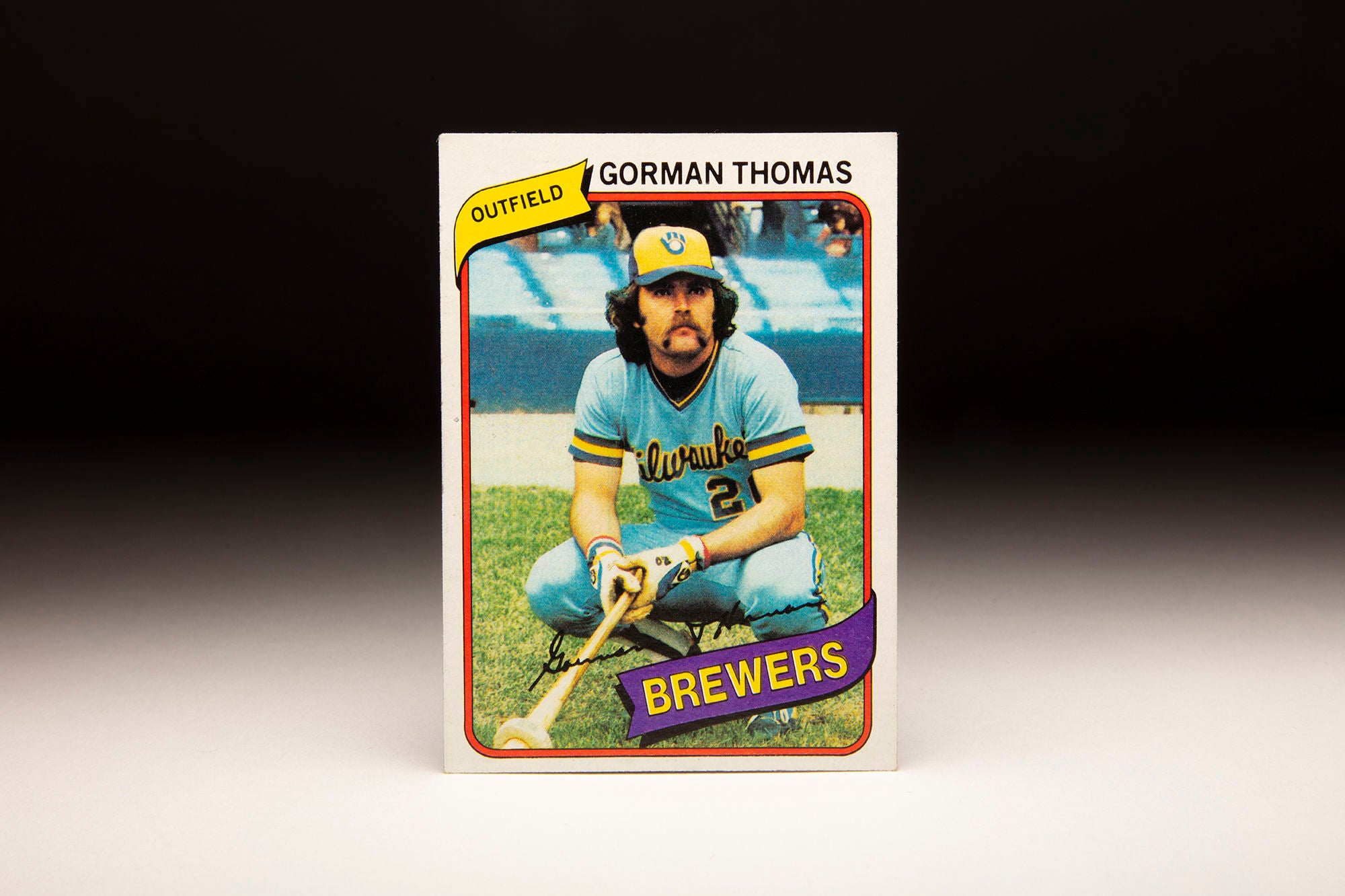 #CardCorner: 1980 Topps Gorman Thomas | Baseball Hall of Fame