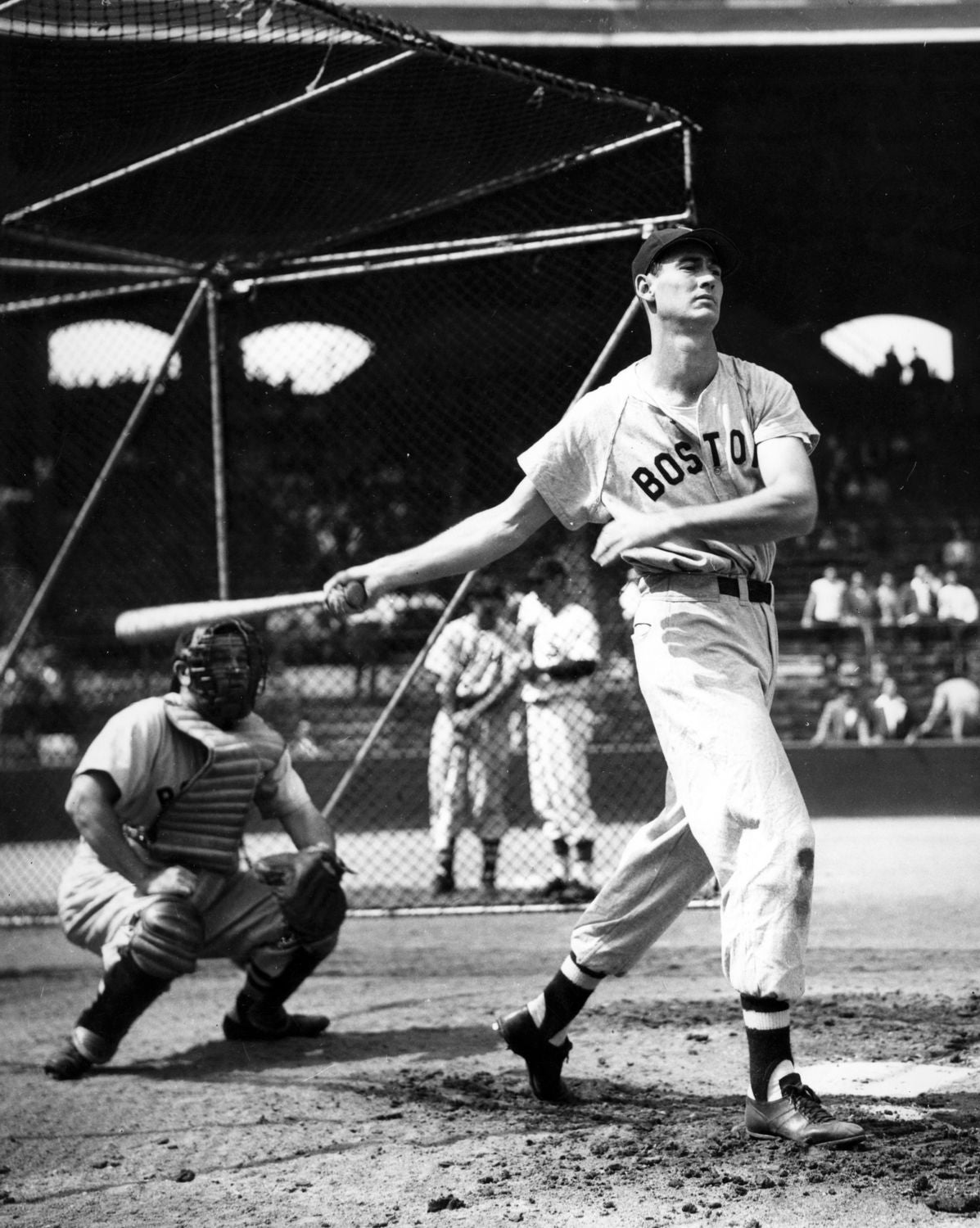 Williams sets mark with second three-homer game of 1957 | Baseball Hall ...