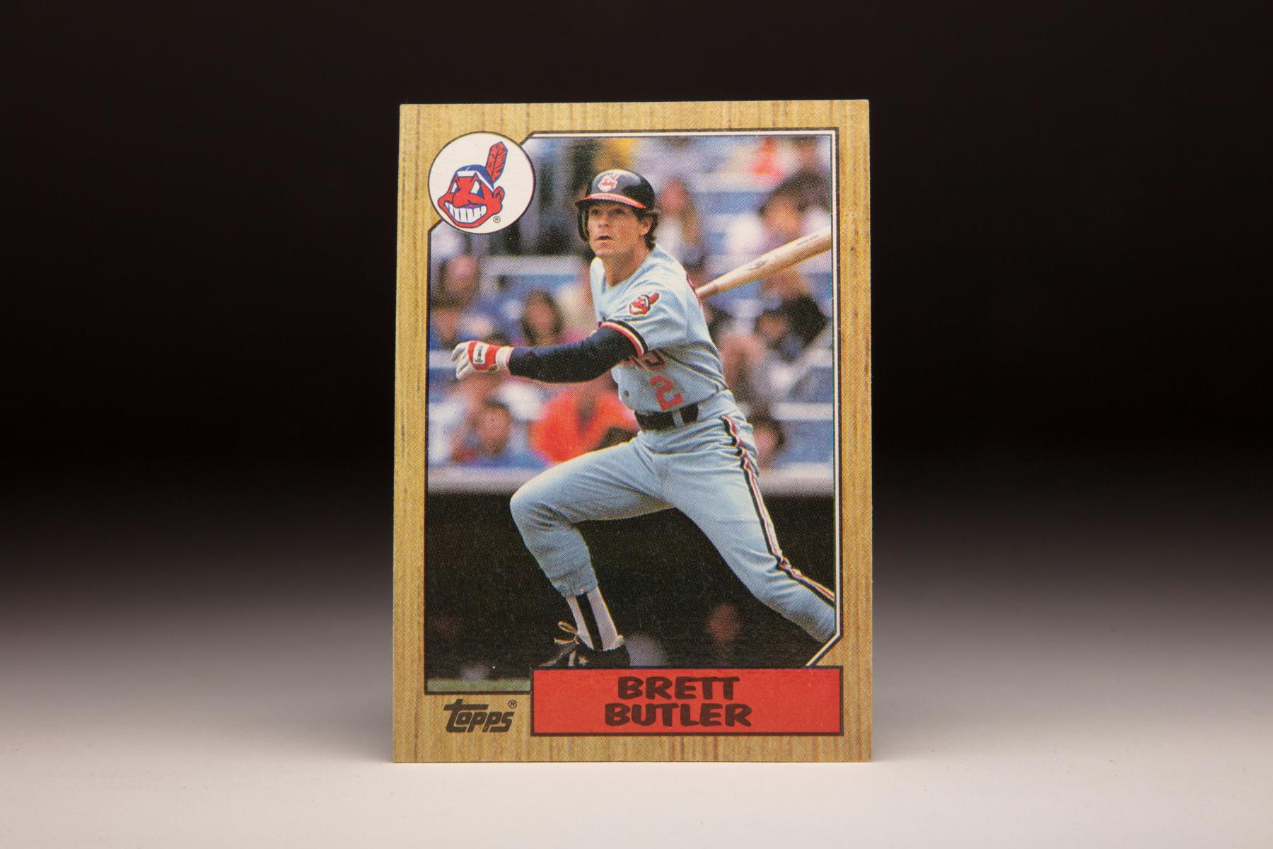 #CardCorner: 1987 Topps Brett Butler | Baseball Hall of Fame