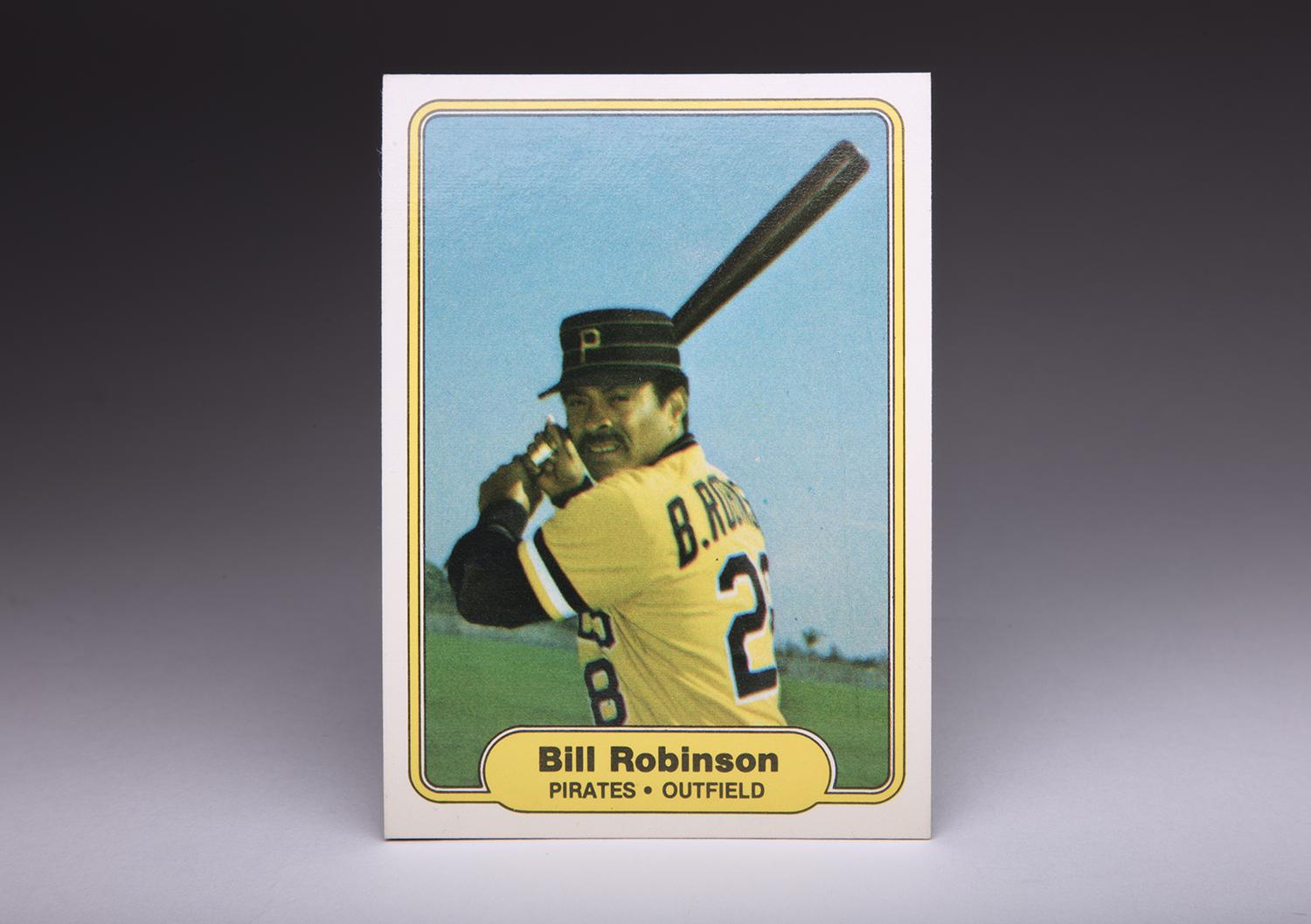 #CardCorner: 1982 Fleer Bill Robinson | Baseball Hall of Fame