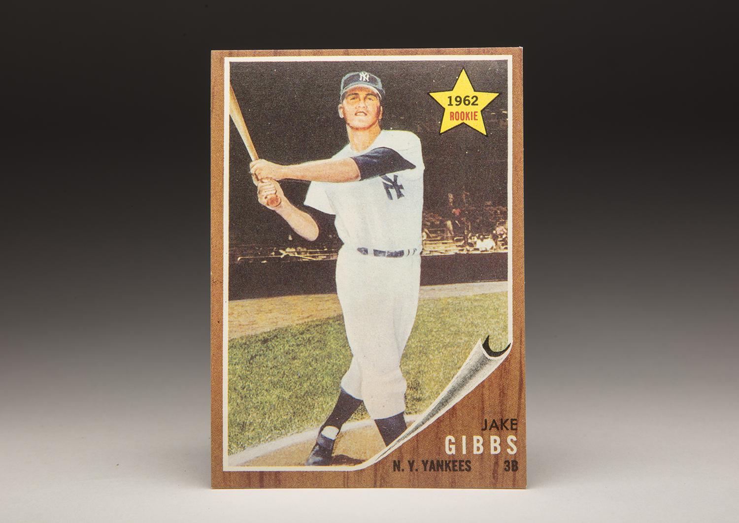 #CardCorner 1962 Topps Jake Gibbs | Baseball Hall of Fame
