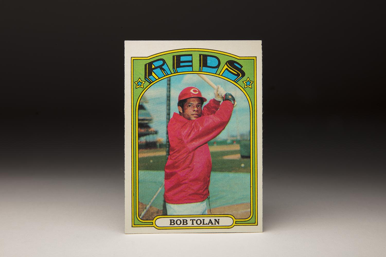 #CardCorner: 1972 Topps Bobby Tolan | Baseball Hall of Fame