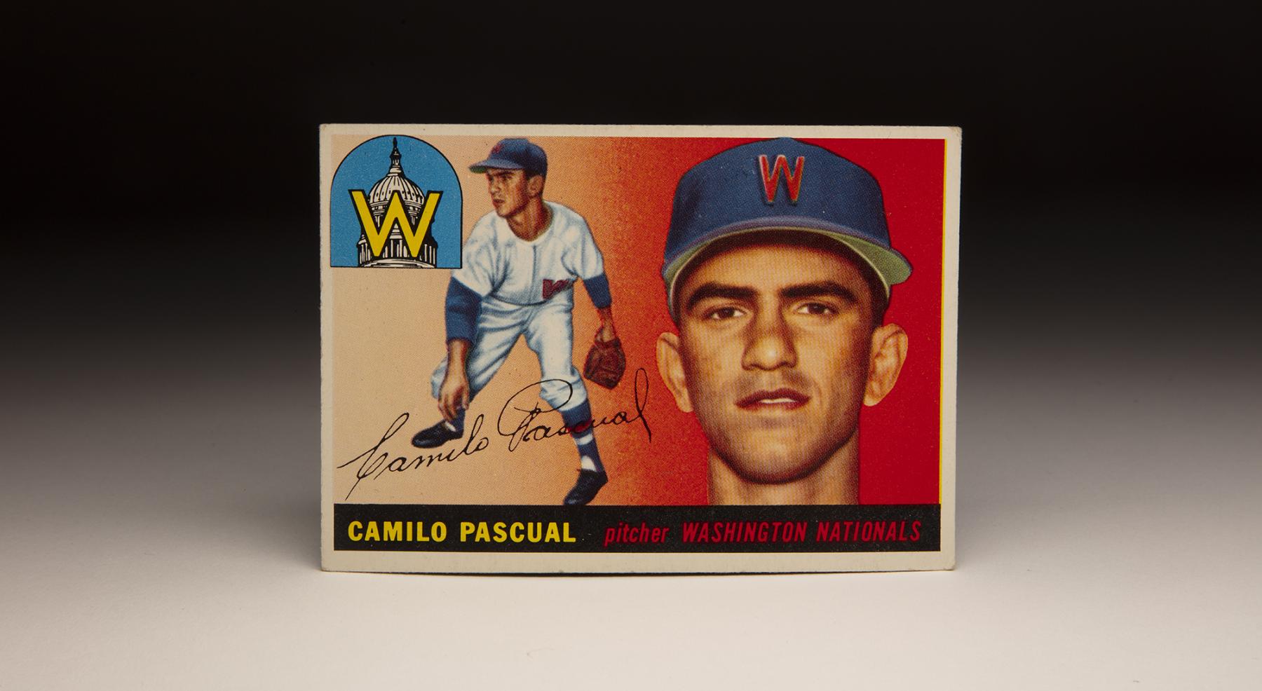 #CardCorner: 1955 Topps Camilo Pascual | Baseball Hall of Fame