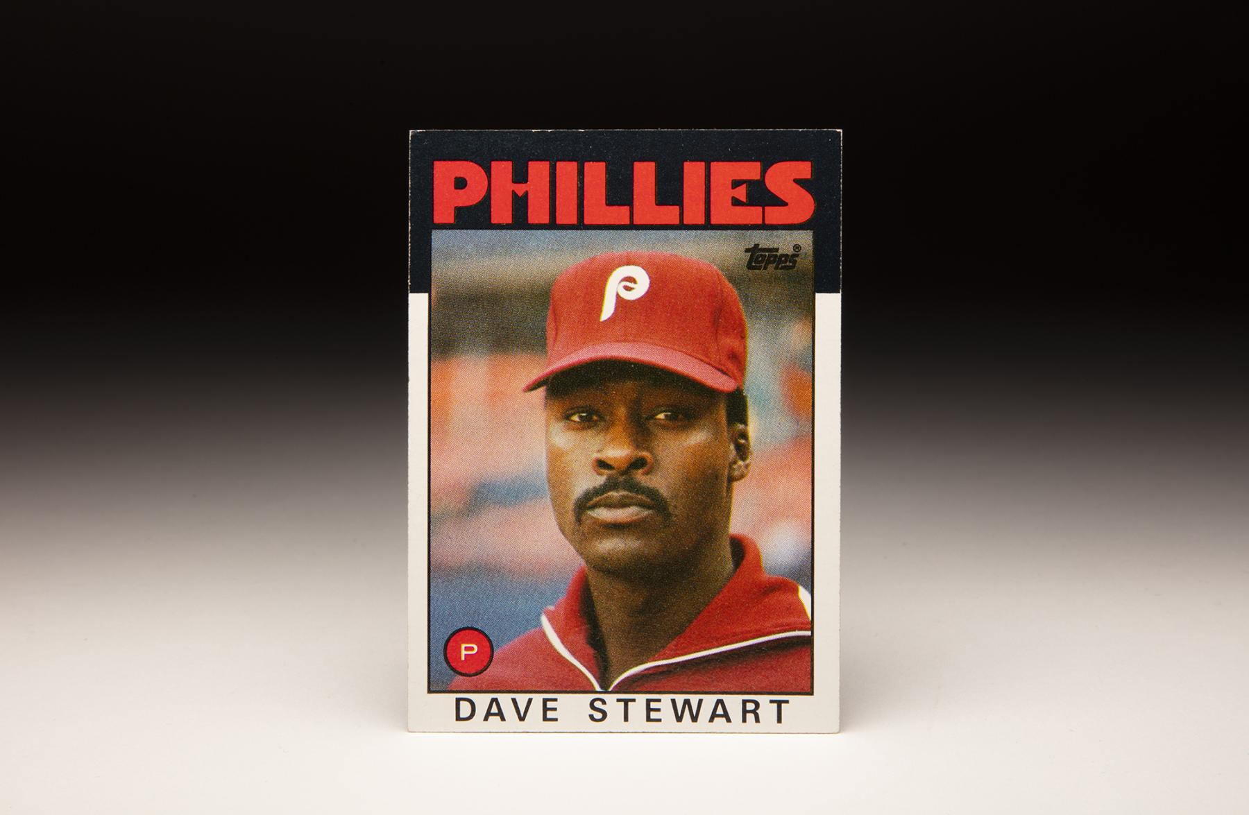#CardCorner: 1986 Topps Dave Stewart | Baseball Hall of Fame