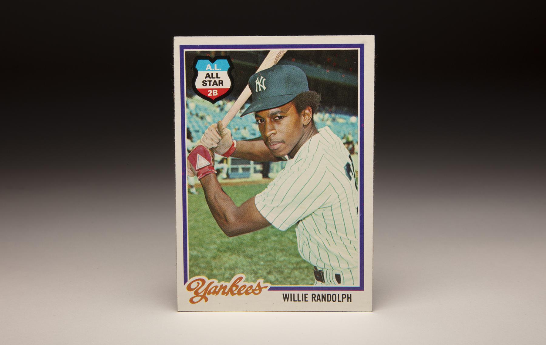 #CardCorner: 1978 Topps Willie Randolph | Baseball Hall of Fame