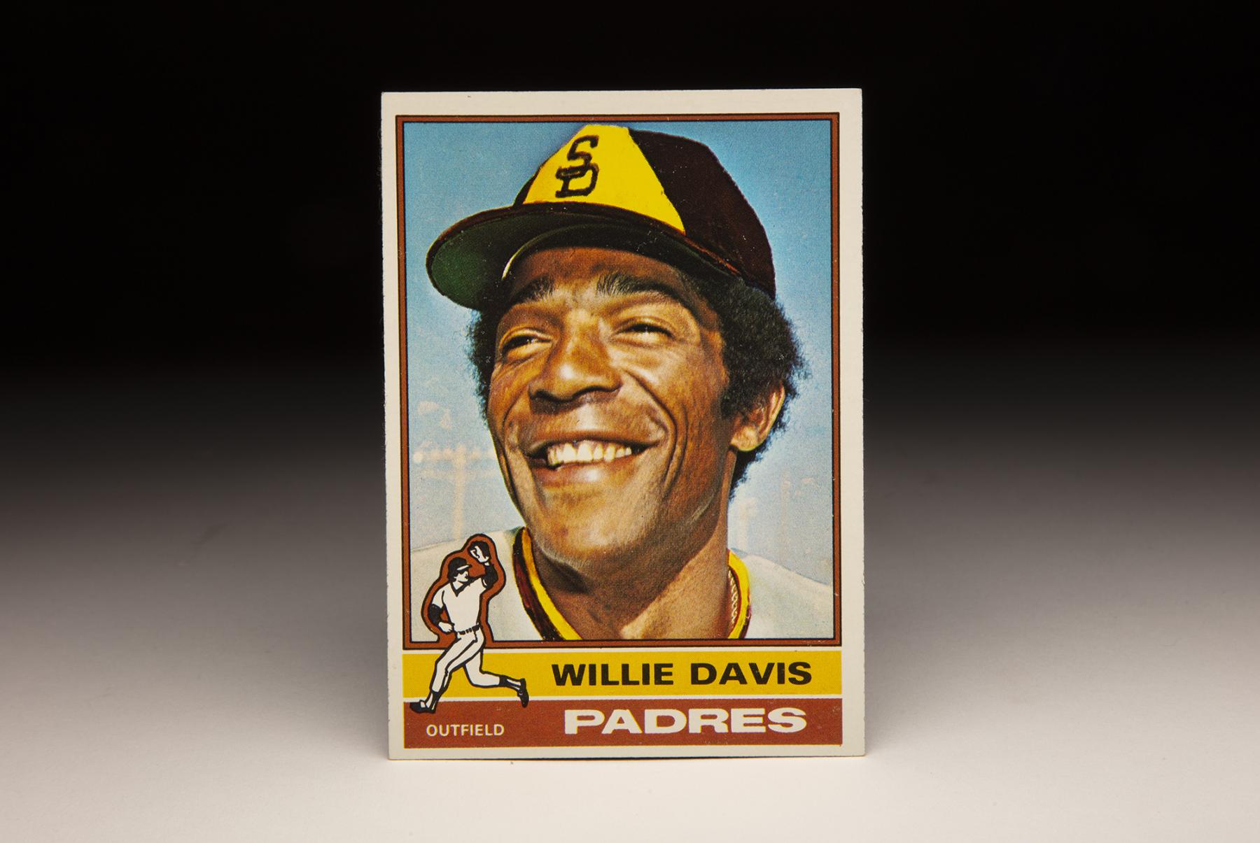 #CardCorner: 1976 Topps Willie Davis | Baseball Hall of Fame