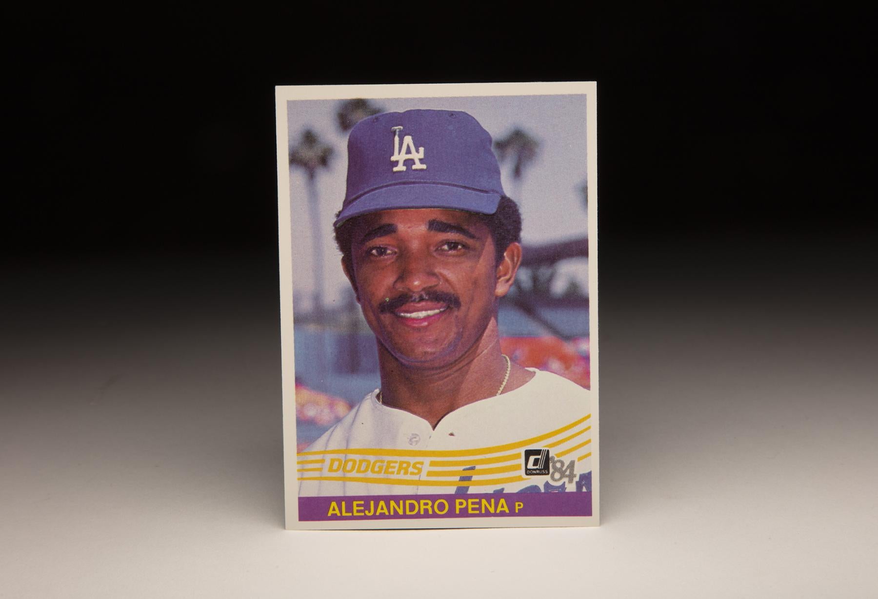 #CardCorner: 1984 Donruss Alejandro Peña | Baseball Hall of Fame