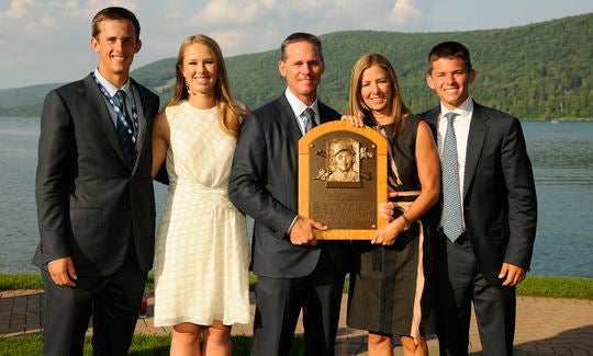 Hall of Famers Biggio, Guerrero, Rodríguez celebrate their sons ...