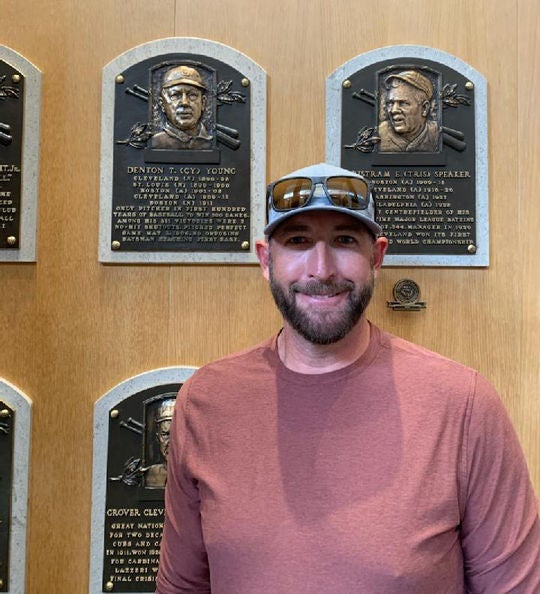 Cy Young Award winner Brandon Webb visits Cooperstown | Baseball Hall ...